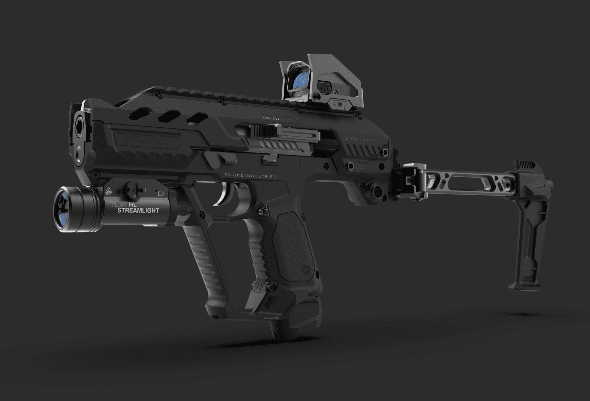 Strike Industries Upcoming Sci-Fi Chassis for the P320 and P90 - The ...
