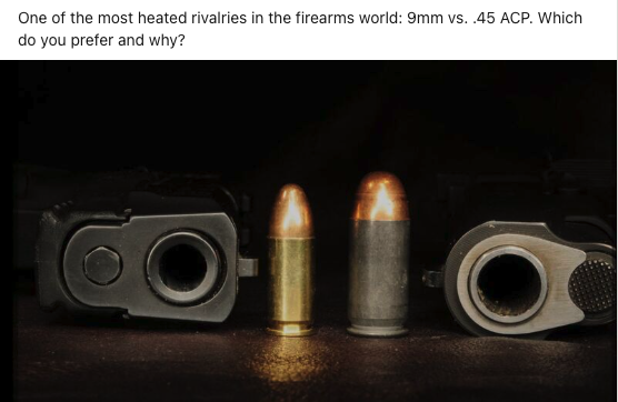 9mm vs. .45 ACP: The Debate that Seems to Never End - The Truth About Guns
